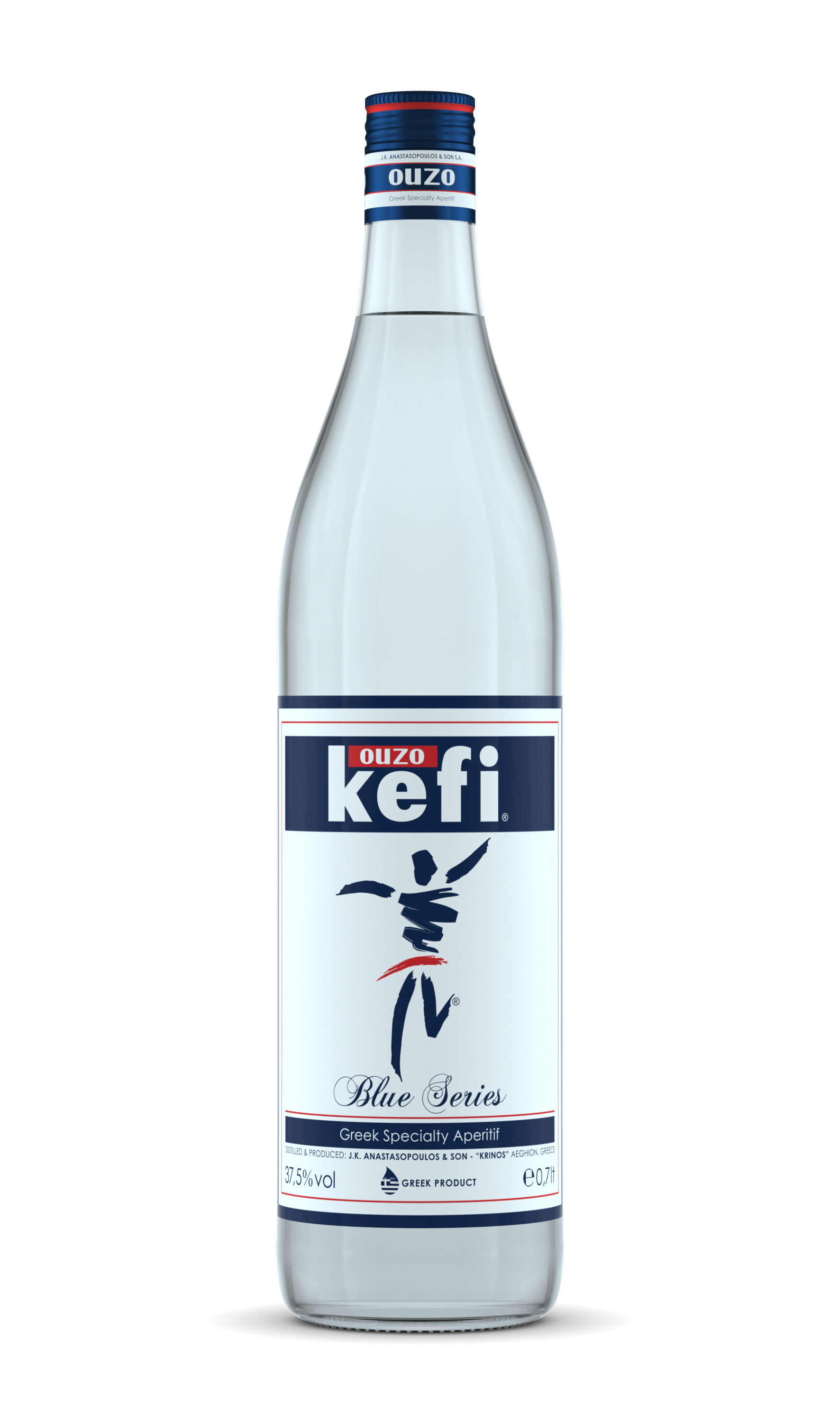 Ouzo Kefi 37,5% 0,7L | Weinversand Shop-Kreta ~ Ouzo, Metaxa, Weine ...