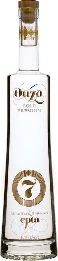 Ouzo No 7 Premium Gold 0.7L | Weinversand Shop-Kreta ~ Ouzo, Metaxa ...