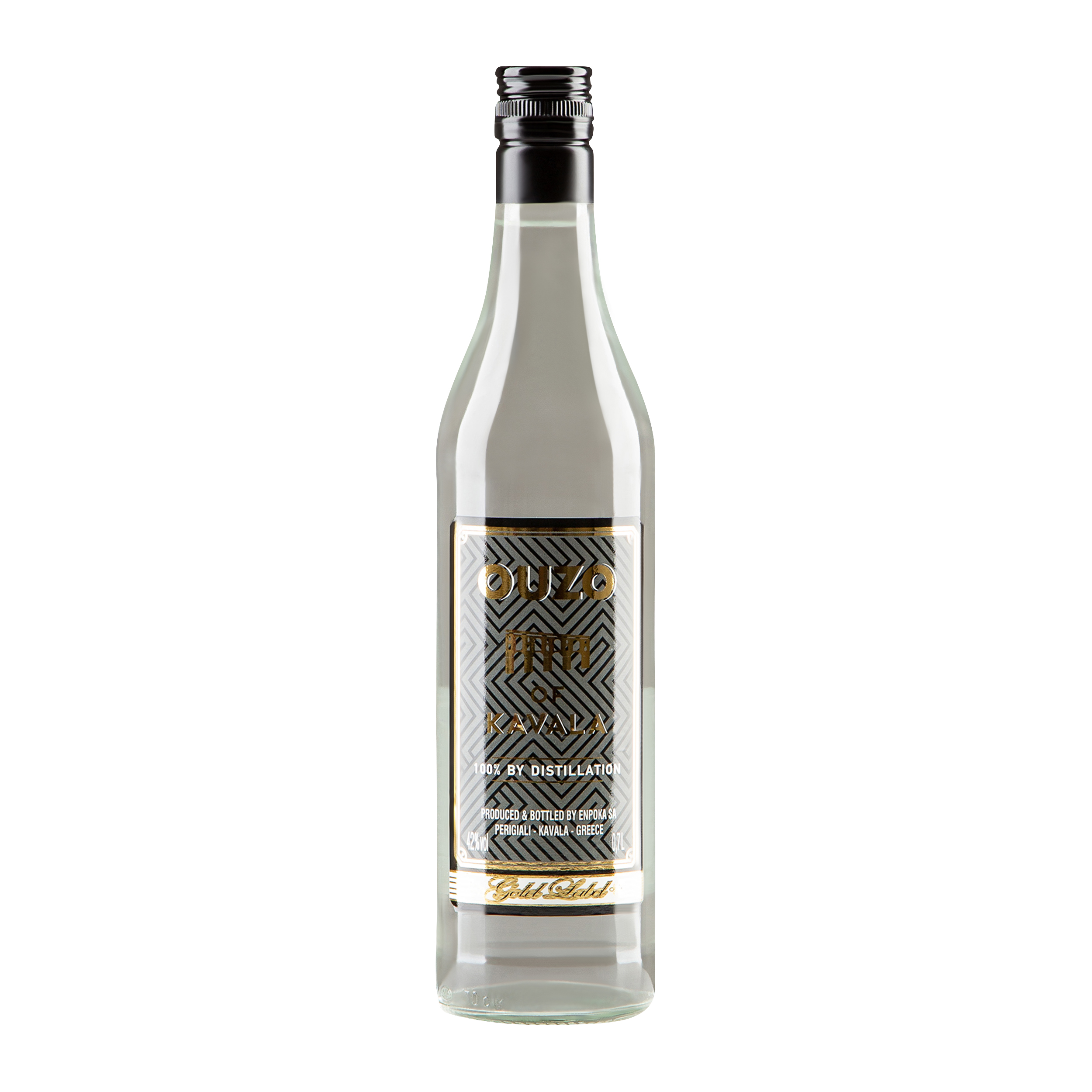 Ouzo Gold Label | Weinversand Shop-Kreta ~ Ouzo, Metaxa, Weine, Olivenöl