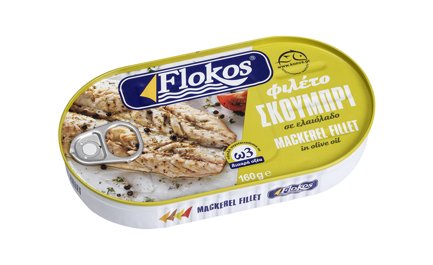 Trata Flokos Makrelenfilet Skoumbri 160gr | Weinversand Shop-Kreta ...